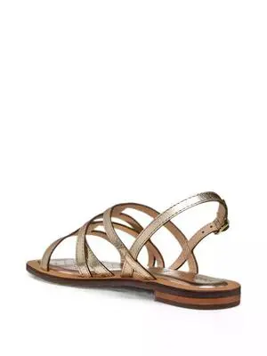 Geox Sozy Metallic Strappy Sandals