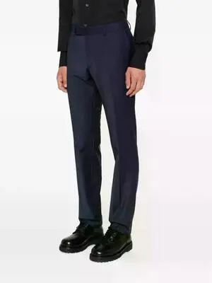 Karl Lagerfeld Belt-loop Pressed-crease Trousers