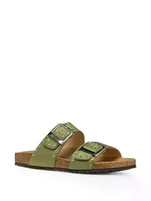 Geox Brionia Studded Buckle-fastening Slides
