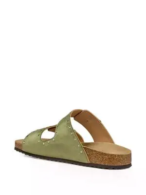 Geox Brionia Studded Buckle-fastening Slides