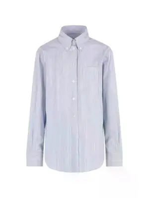 RÓHE Oxford Striped Shirt - Blue
