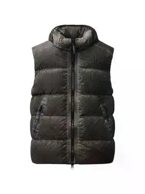 C.P. COMPANY Eco-chrome R Padded Gilet - Grey