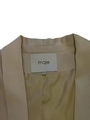 Maje Sequin Sleeve Shawl Blazer