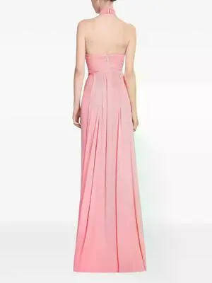 Elie Saab Draped Halter-neck Maxi Dress