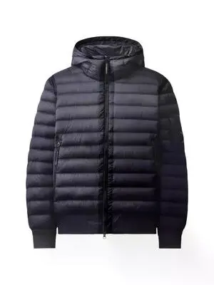 C.P. COMPANY Quilted Hooded Jacket - Blue