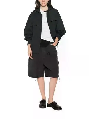 Études Studio Hooded Button-down Shirt Jacket