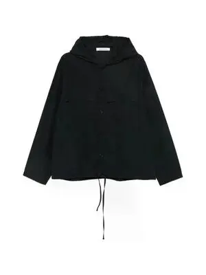 Études Studio Hooded Shirt Jacket - Black