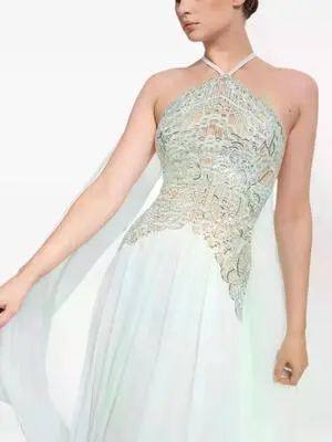 Elie Saab Halter-neck Maxi Dress