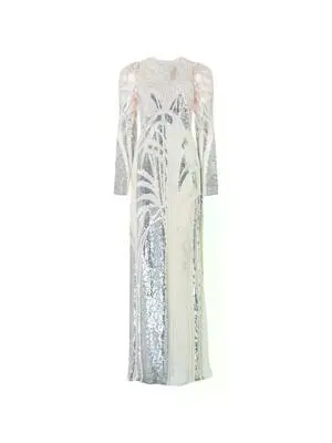 TEMPERLEY LONDON Mariana Sequin-embellished Gown - Silver