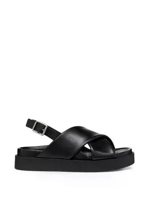 Geox Adelash H Crossover Slingback Sandals - Black