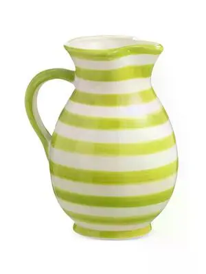 J-LINE Granada Striped Jug - Green