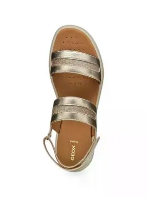 Geox Camalei Glitter-detail Touch-strap Sandals
