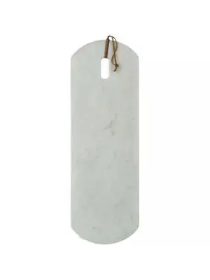 J-LINE Marble Rectangular Chopping Board - White