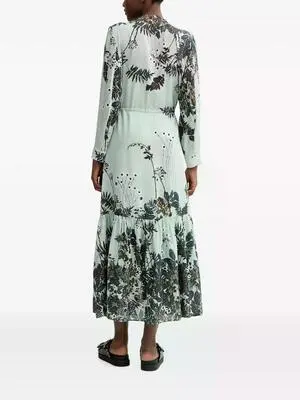 Munthe Bernadette Floral-print Tiered Maxi Dress