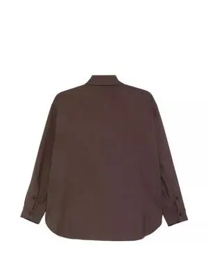 ALYSI Embellished-collar Shirt - Brown