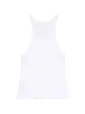Liviana Conti Ribbed Logo-patch Top