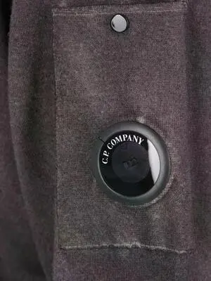 C.P. COMPANY Lens Detail Raglan Sleeve Sweater