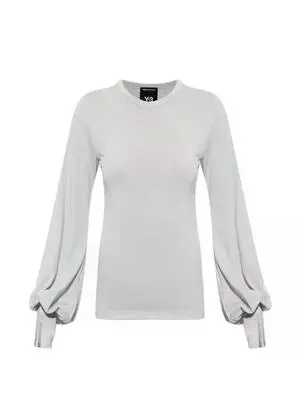 Y3 Balloon-sleeve Wool Top