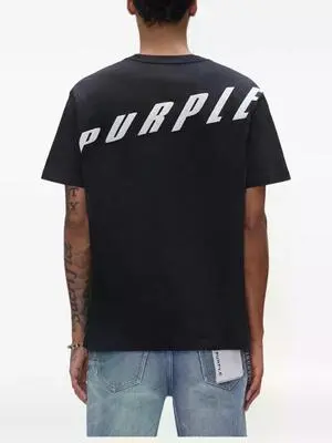 PURPLE BRAND Crystal-embellished Jersey T-shirt