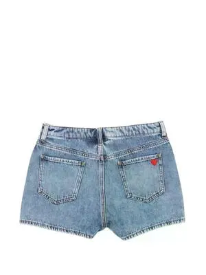 Moschino Heart-patch Denim Shorts
