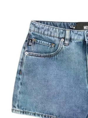 Moschino Heart-patch Denim Shorts