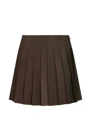 MAISON MARGIELA Pleated Skirt - Brown