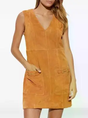 Ulla Johnson Horsebit-detail Leather Dress