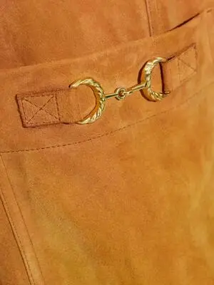 Ulla Johnson Horsebit-detail Leather Dress