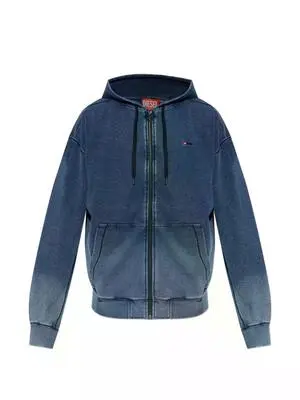 DIESEL® Faded Zip-up Hoodie - Blue