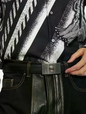 Versace Reversible Leather Belt