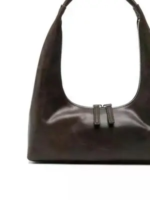 MARGESHERWOOD Logo Detail Leather Shoulder Bag
