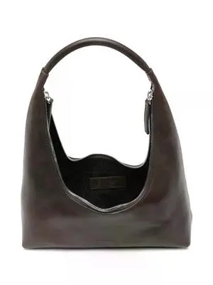 MARGESHERWOOD Logo Detail Leather Shoulder Bag