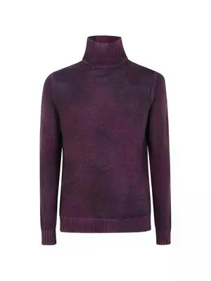 Avant Toi High-neck Rib-trimmed Sweater - Purple