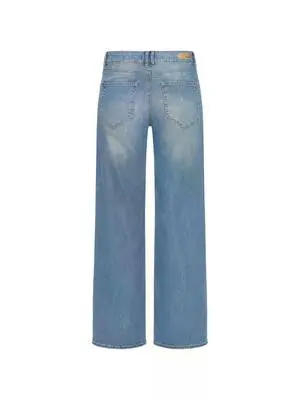 GANG River Faded-effect Wide-leg Jeans