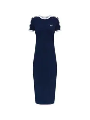 Adidas 3-stripes Short-sleeve Midi Dress