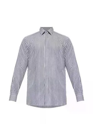 TOM FORD Striped Long-sleeve Shirt - White