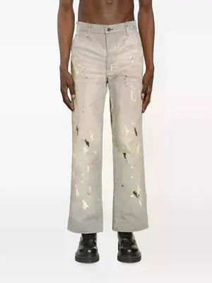 ALEXANDER DIGENOVA Underground Paint-splatter Jeans