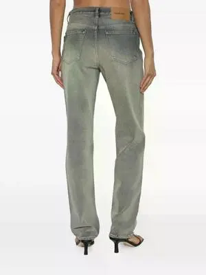 HAIKURE Lisa Faded-effect Distressed-finish Jeans - Grey