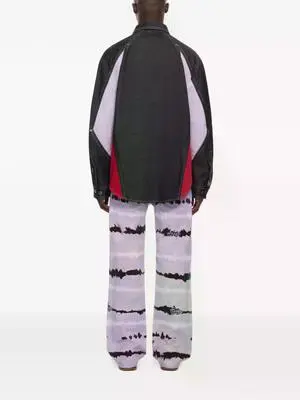Off-White Crystal-embellished Color-block Jacket