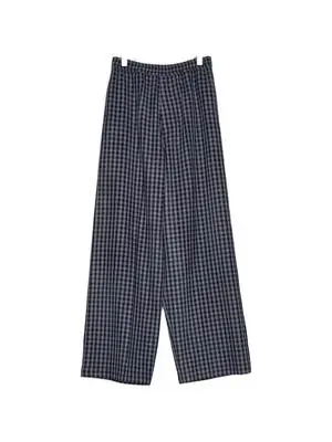 MASU Gingham-check Sequin-embellished Trousers