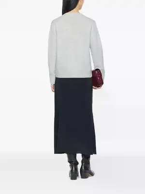 Maison Kitsuné V-neck Cardigan With Embroidered Fox Patch