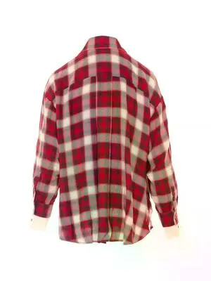 Pinko Check-motif Pocket-detail Shirt