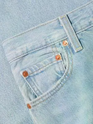 LEVI'S Ribcage Distressed Wide Leg Jeans