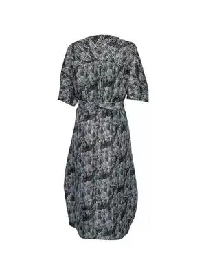 Henrik Vibskov Graphic Print Dolman Sleeve Dress