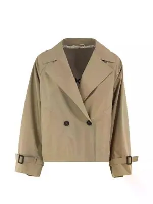 Max Mara Double-breasted Cropped Jacket - Neutrals