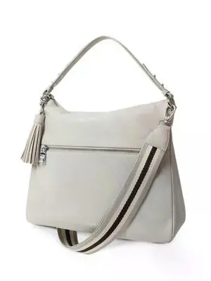 OSPREY Stella Tassel-detail Shoulder Bag - Grey