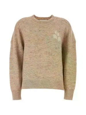 MARANT ETOILE Logo-embroidered Melange Sweatshirt
