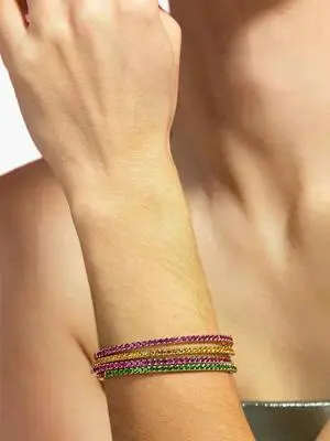 Kwiat Sapphire Stackable Bangle In 18k Yellow