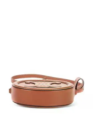 Celine Triomphe Oval Cross Body Bag - Brown