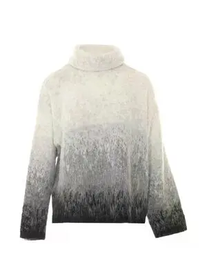 Liu Jo Ombré High-neck Sweater - White